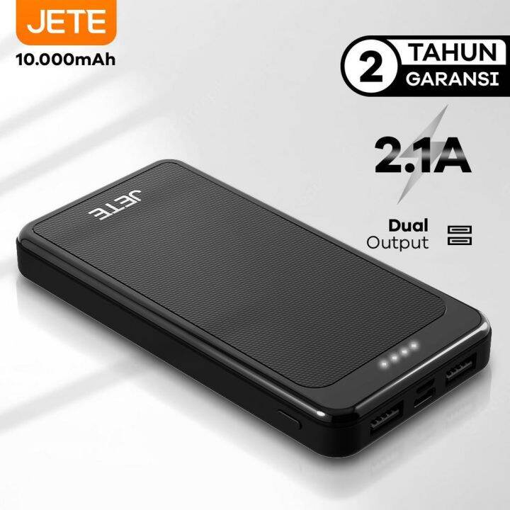 JETE Powerbank C8 10000mAh Dual Output 2.1A Smart IQ Technology ...