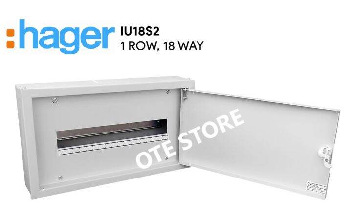 HAGER IU18S 18WAY IP41 METAL DISTRIBUTION BOARD | Lazada