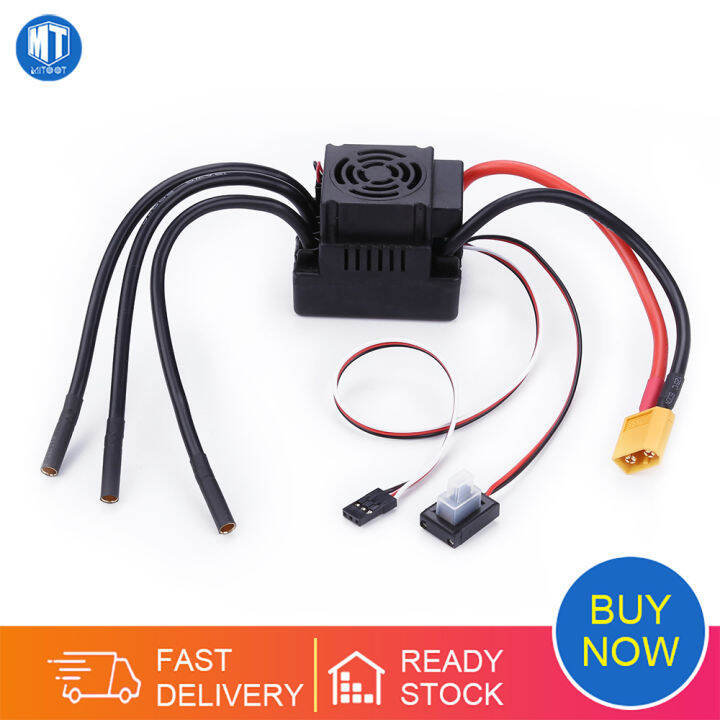 Rc 120A Brushless ESC Electric Speed Controller for 1/8 1:8 RC Car ...
