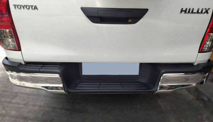 Toyota Hilux 2015 to 2021 Black Chrome Rear Bar Rear Bumper | Lazada PH