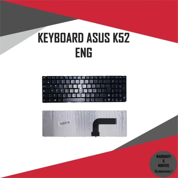 KEYBOARD NOTEBOOK ASUS K52 N53 N61V N60 N61J N61 Series /คีย์บอร์ดโน๊ต ...