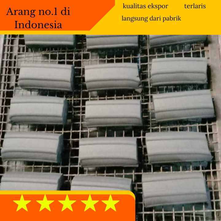 1kg arang briket hexagonal bbq 10cm x 5cm areng batok kayu | Lazada ...