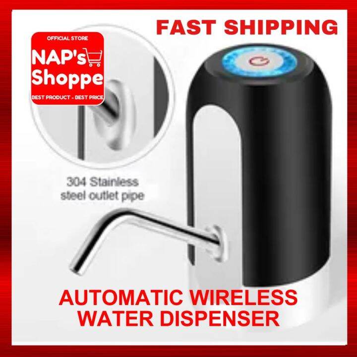 NAP's Shoppe AUTOMATIC WIRELESS WATER DISPENSER Electric Water Pump ...