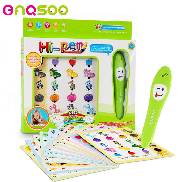 Y-Pen Intelligent Learning Speaking Pen with 12pcs English Cards for ...
