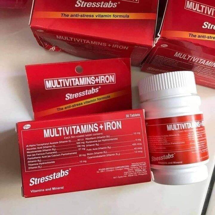 Stresstabs multivitamins +iron | Lazada Singapore