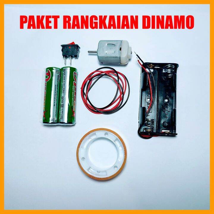 Paket Rangkaian Listrik Dynamo / Dinamo Praktek Prakarya Sekolah ...