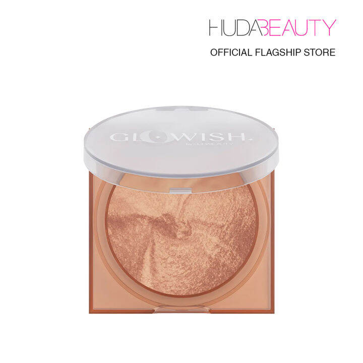 Huda Beauty GloWish Soft Radiance Bronzing Powder Mini (3กรัม) โกลวิช ...