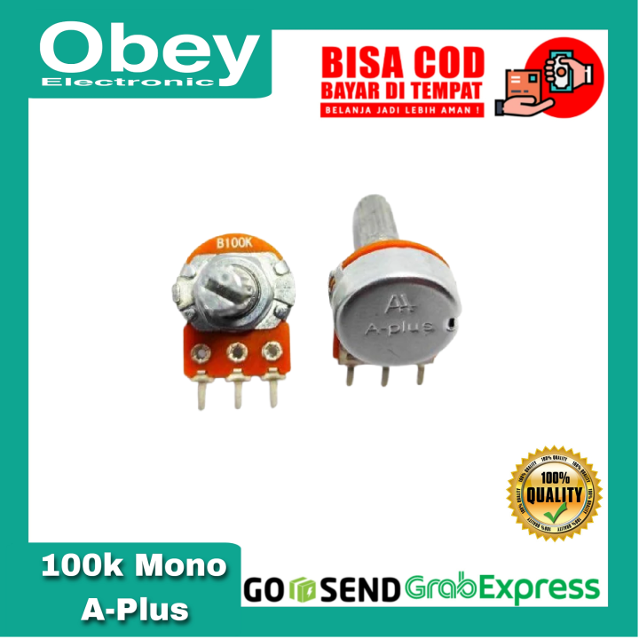 Potensiometer Potensio 100k Mono A-plus | Lazada Indonesia