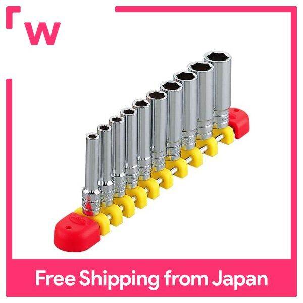 KTC 6.3mm (1/4 inch) Deep socket set 10 pieces TB2L10E | Lazada PH