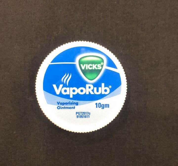 Vicks VapoRub 10gm (Vaporising Ointment) | Lazada
