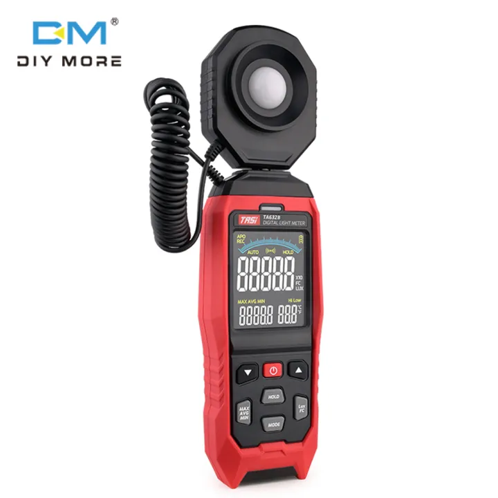 Diymore TASI TA632A /B Digital Light Meter การถ่ายภาพ Luxmeter ที่ถอด ...