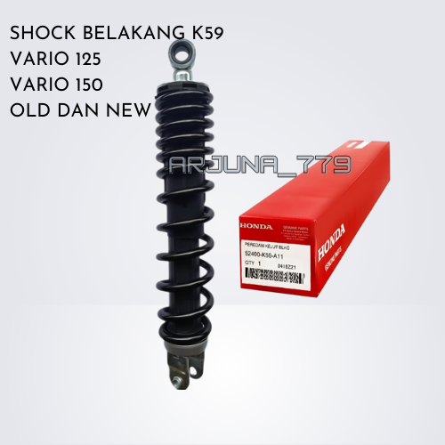SHOCK BELAKANG HONDA VARIO 150 125 OLD DAN NEW K59 SHOCKBREAKER SHOCK SHOK / SOK SEKOK BLK MOTOR ...