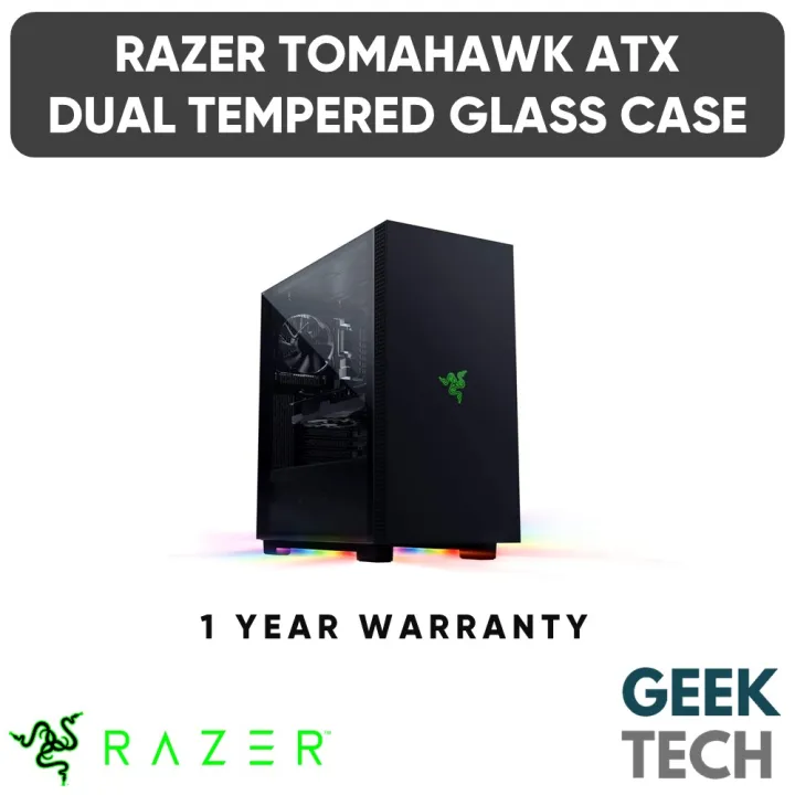 RAZER Tomahawk Dual Tempered Glass ATX Casing | Lazada