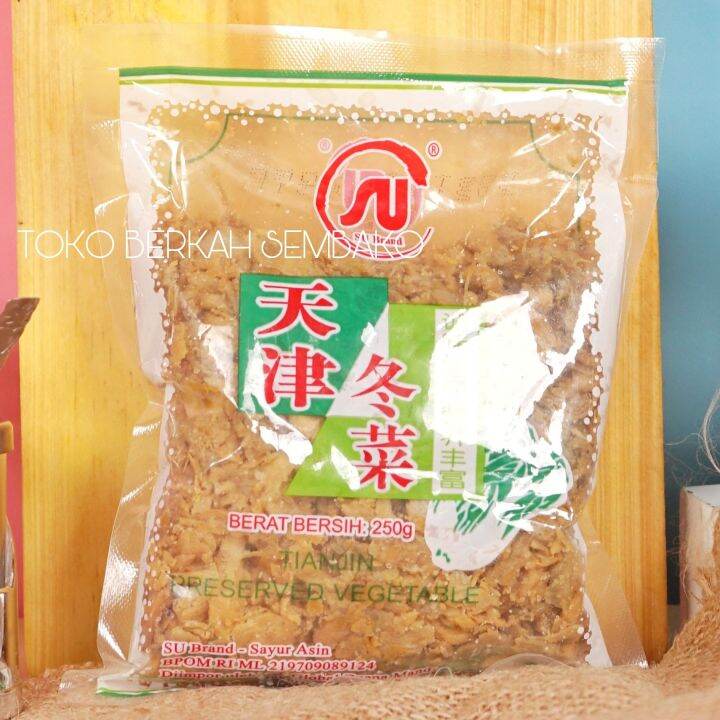 Sayur Asin Tongcai 250gr / Tong Cai Sawi Asin Preserved Vegetable ...