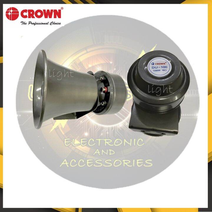 ♡DU 100 WATTS CROWN DRIVER UNIT WITH HORN 6 INCHES | Lazada PH