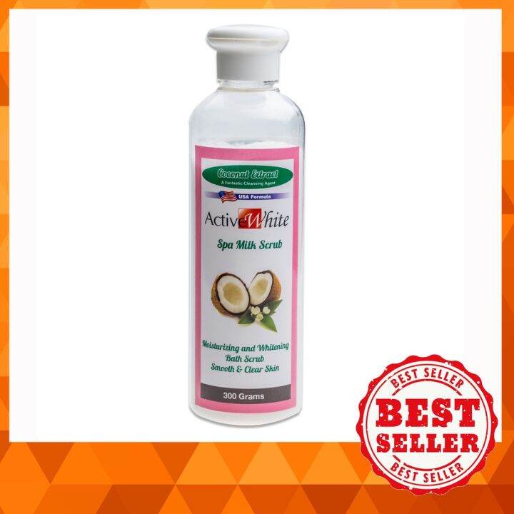 Active White Spa Milk Salt Scrub (Coconut Extract), 300g | Lazada PH