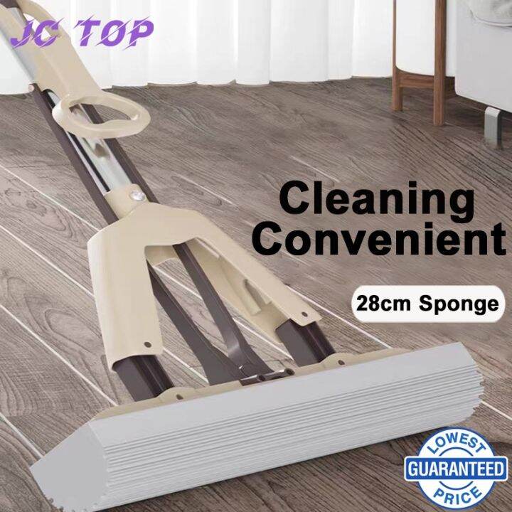 floor mop spin mop mop mop with bucket JcTop Hand Wash-Free Lazy Sponge ...