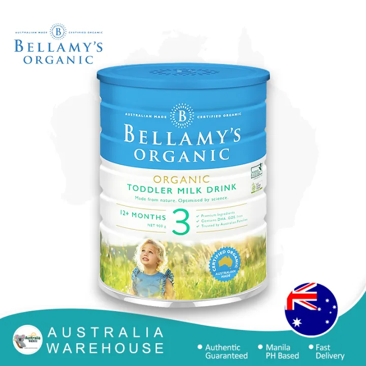 Bellamys milk Organic 900g stage 3 | Lazada PH