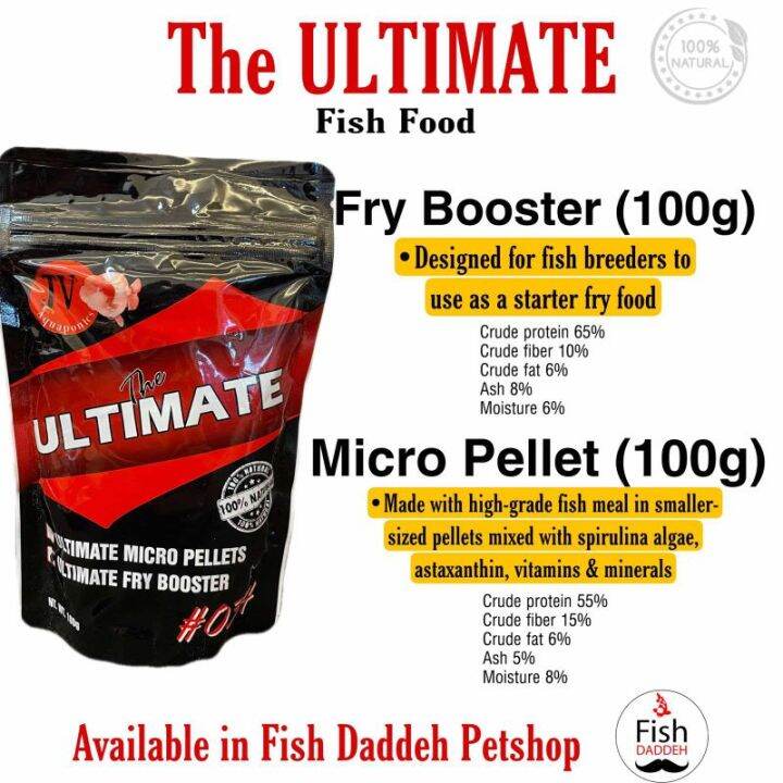 Ultimate Fry Advance Booster | Ultimate Micro Pellet 100g | Lazada PH