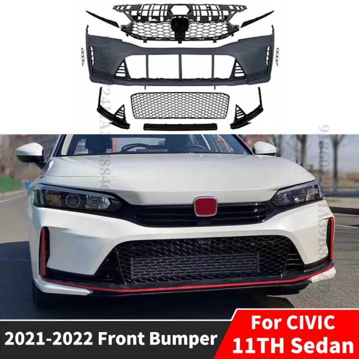 Sport Front Bumper Cover Grill Lip Chin Accessories Facelift Trim For ...