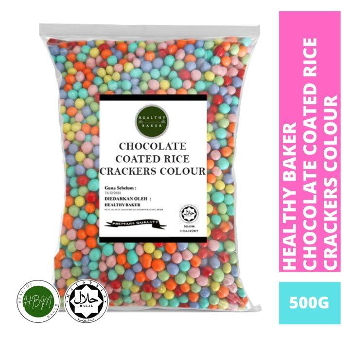 Chocolate Coated Rice Crackers Colour / Colour Crispy Ball | Lazada