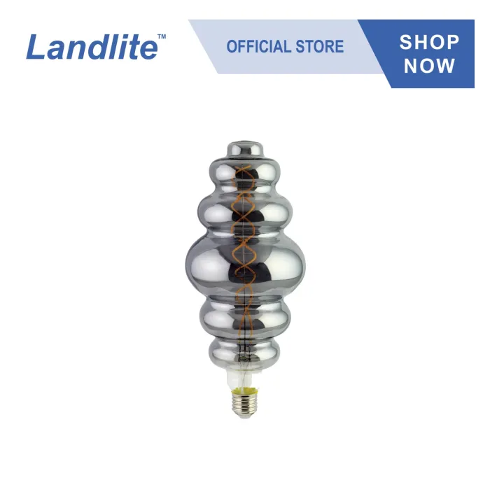 Landlite Decorative LED Filament Bulb DFIL-09-07-275 WW SGY | Lazada PH