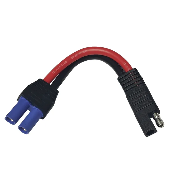 JKM 10 AWG Soft Silicone Cable SAE To EC5 Connector Car Power Cord 0 ...