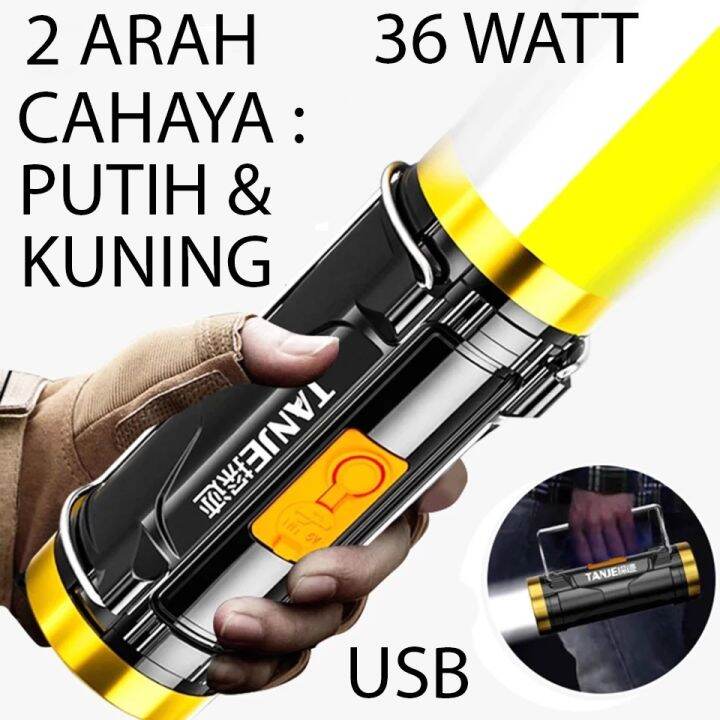 SENTER LED 2 ARAH 36 WATT / SENTER LED CHARGEABLE / SENTER CAS LED ...