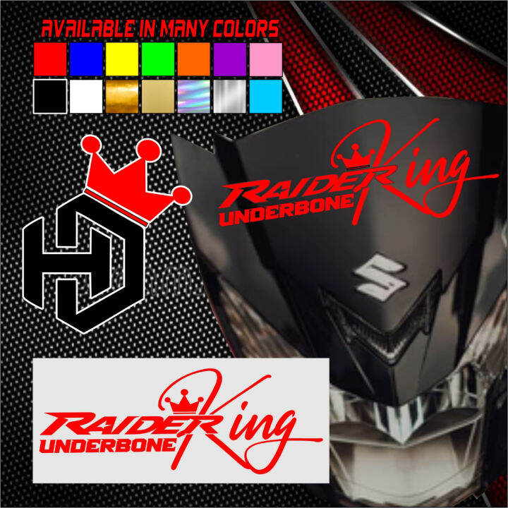 Raider King of Underbone Sticker | Lazada PH