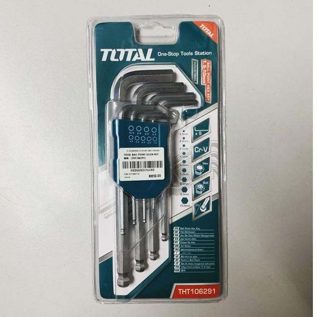 [100% ORIGINAL] TOTAL HEAVY DUTY HEX KEY WRENCH / ALLENKEY SET ...