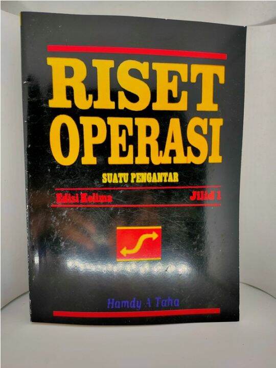 riset operasi edisi 5 jilid 1 - Hamdy Taha | Lazada Indonesia