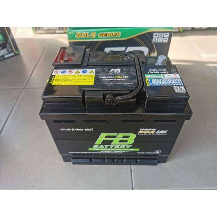 แบตเตอรี่ FB Battery Premium Gold SMF DIN 65 LN2 ขั้วจม ขั้ว R\L แบตเตอรี่พร้อมใช้ | Lazada.co.th