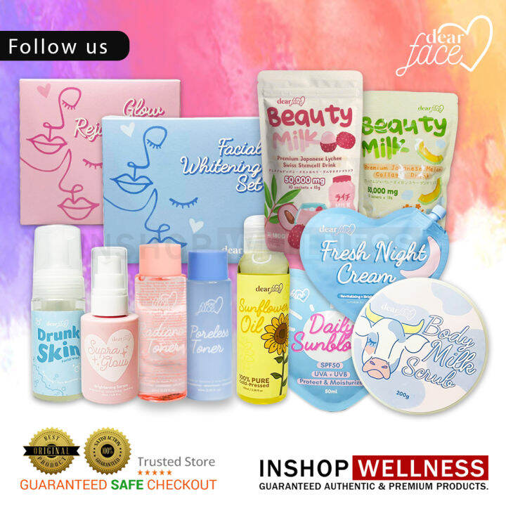 (Variation) Dear Face Beauty Milk, Rejuvenating Set, Serum, Premium ...
