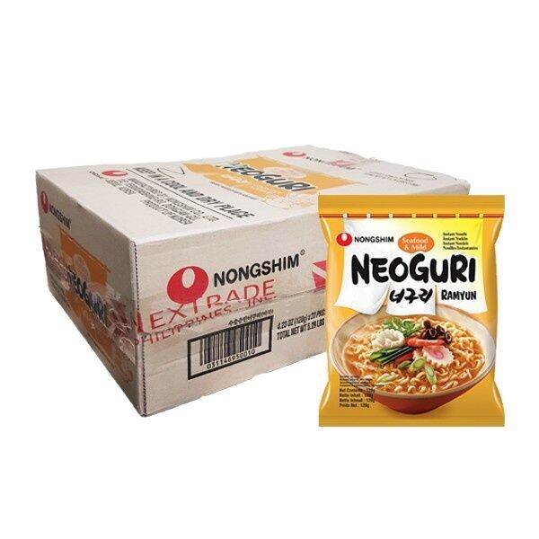 Korean Noodles Nongshim Neoguri Ramyun/Ramen Mild 120g X 20 pcs (1 Box) | Lazada PH