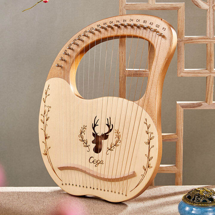 Cega Leya 19-String Small Lira Harp 21-String Lyre Beginner Portable 24 ...