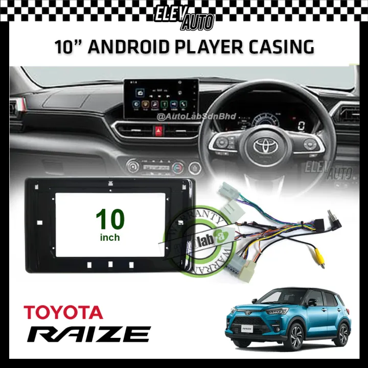 Toyota Raize Android Player Casing 10" with Player Socket | Lazada