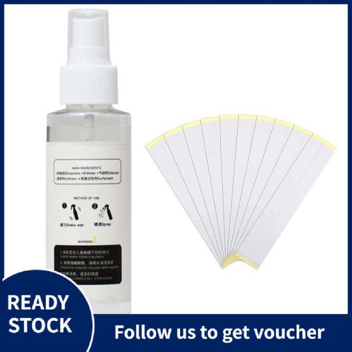 Golf Grip Solvent with 15 Tape Strips Non-Toxic Non-Flammable Spray ...