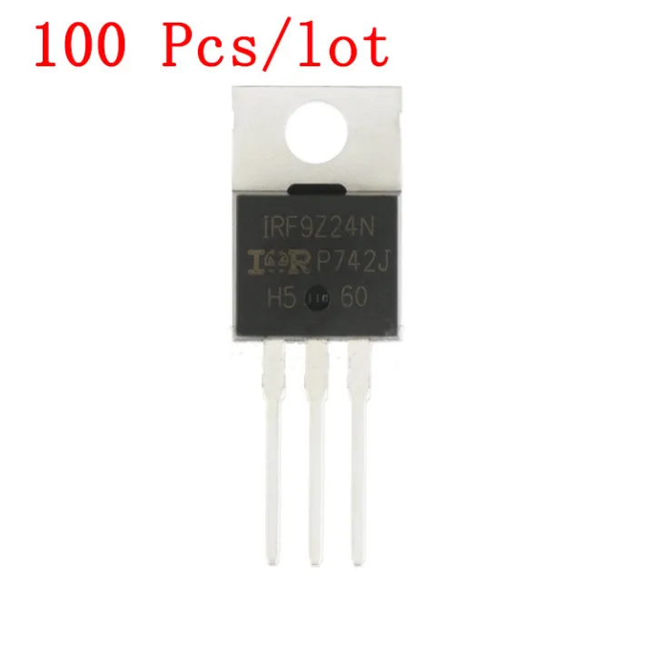 100ชิ้น/ล็อต IRF9Z24NPBF TO-220 P-Channel 55V 12A In-Line MOSFET FET | Lazada.co.th