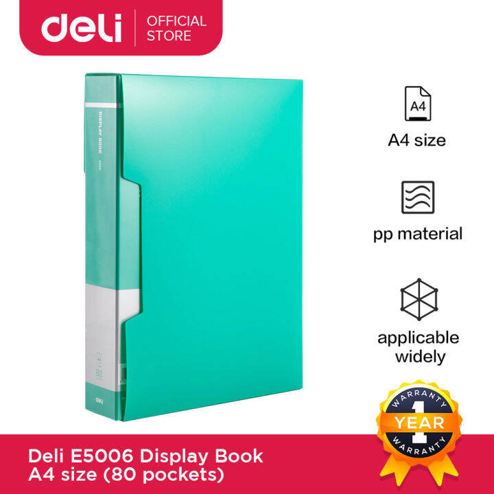 Deli E5006 Display Book A4-80P | Lazada PH