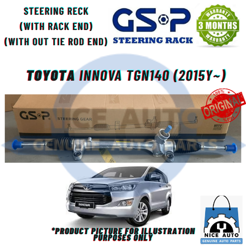 TOYOTA INNOVA TGN140 (2015y~) POWER STEERING GEAR RACK -BRAND 100% ...