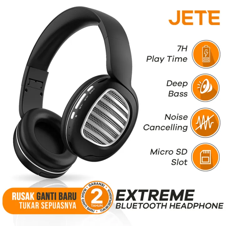 Headset Bluetooth Headphone Bluetooth JETE Extreme JT-06 | Lazada Indonesia