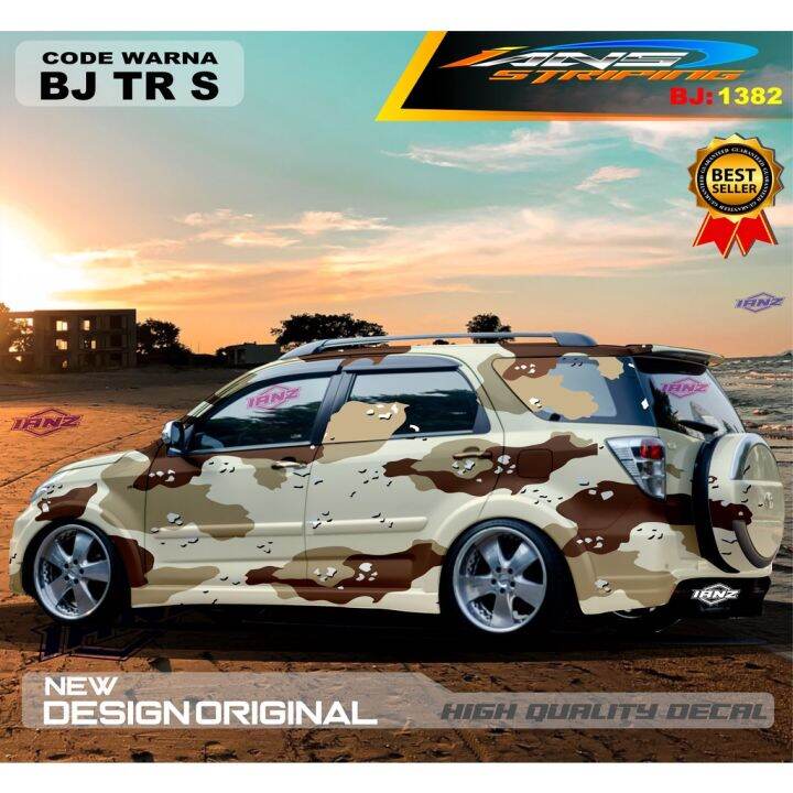 STICKER DECAL MOBIL TERIOS FULL BODY / STICKER MOBIL PAJERO FULL BODY ...