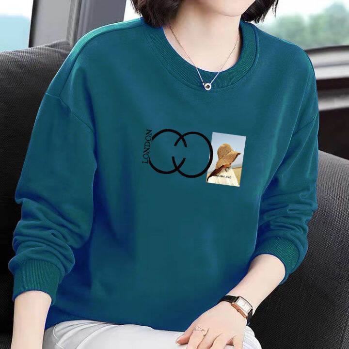 Margot เสื้อแขนยาว เสื้อกันหนาว ผญ คอกลม เสื้อกันหนาวเกาหลี เสื้อกัน ...