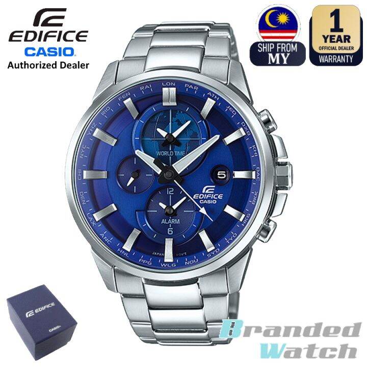 [Marco 2 Years Warranty] Casio Edifice ETD-310D-2A Men's Dual Dial ...