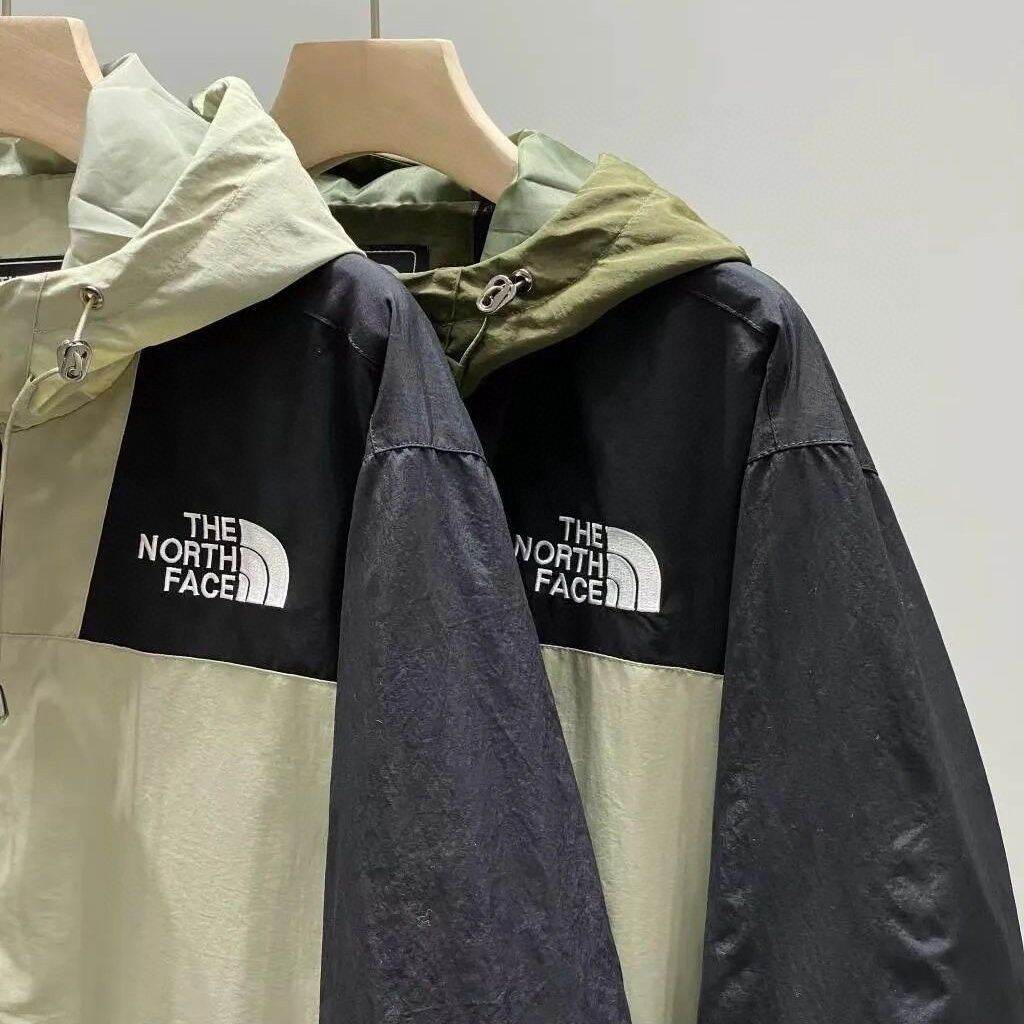 คุณภาพสูง THF Correct version of jacket half zipper hooded jacket ...