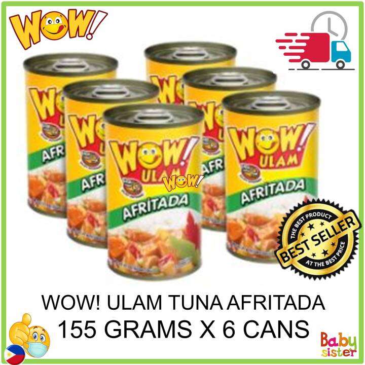 WOW! ULAM TUNA AFRITADA 155 GRAMS X 6 CANS FROM BABY SISTER ONLINE ...
