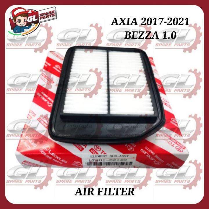 AIR FILTER PERODUA AXIA 2017-2021 BEZZA 1.0 (17801-BZ140) | Lazada