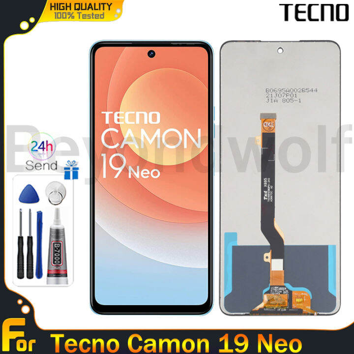 Beyondwolf 6.8'' Origianl For Tecno Camon 19 Neo 19Neo CH6i LCD Display Touch Screen Digiziter ...