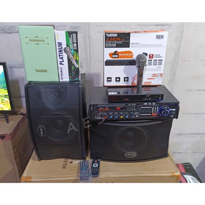 Videoke Karaoke Set with Free Mic Platinum Junior Lite + Homevision AV ...