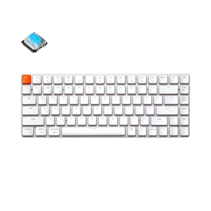 Keychron K3 ALL WHITE Non-Backlight Ultra-Slim Wireless Mechanical Keyboard (Version 2) | Lazada ...